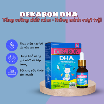 Men vi sinh Dekabon Probiotici – Cải thiện hệ tiêu hoá cho trẻ